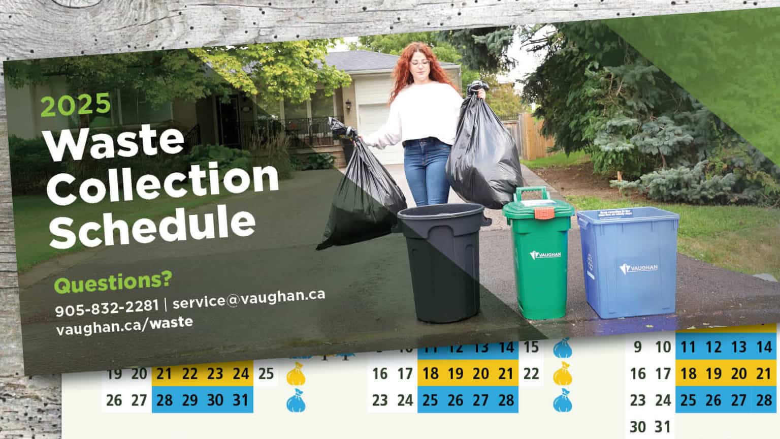 Vaughan’s 2025 Waste Collection Schedule is Available Online! - Lisa ...